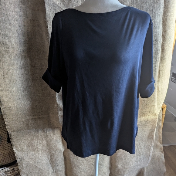 Lauren Ralph Lauren | Tops | Lauren Ralph Lauren Navy Top | Poshmark
